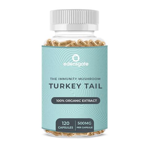 Turkey Tail Mushrooms Extract In 120caps From Edens Gate