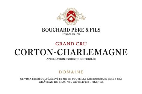 Bouchard Pere Fils Corton Charlemagne Grand Cru 2018 Wine