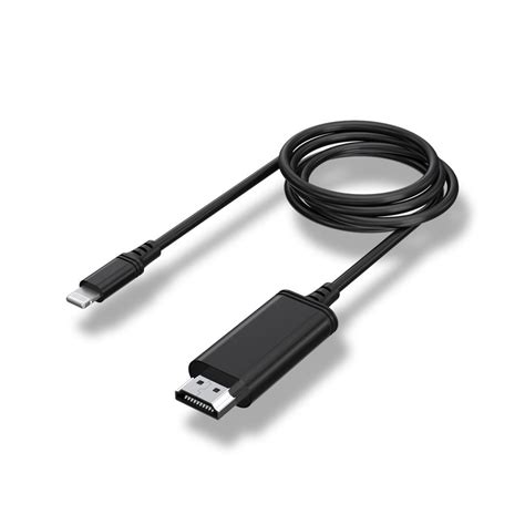 PORODO LIGHTNING TO HDMI CABLE 2M BLACK