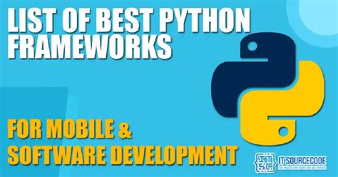 Best Python Frameworks For Web And Software Development