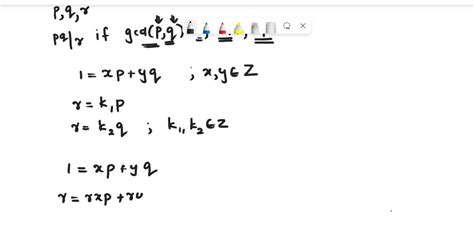 SOLVED If P Is A Prime Number And P Divides Neither X Nor Y Prove That P Cannot Divide Xy