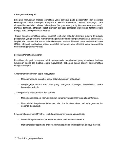 Etnografi Kualitatif Pdf