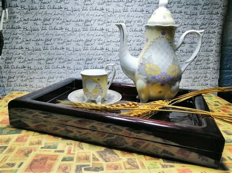 صينيه من الخشب Decorative tray Decor Home decor