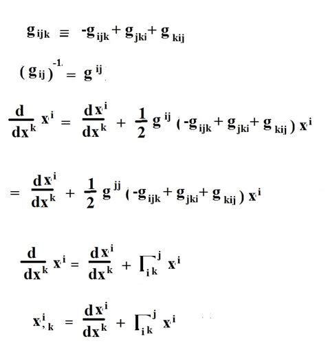 Gm Jackson Physics And Mathematics How To Derive Christoffel Symbols And The Covariant Derivative