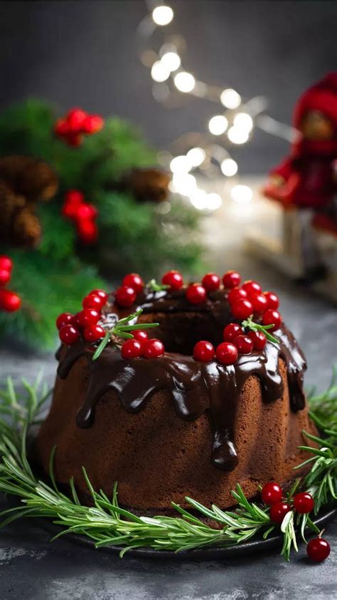 Merry Christmas Chocolate Cake