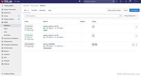 Gitlab Sonarqube Dockergitflowidea Sonarqube Gitlab Csdn