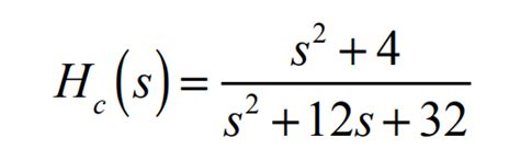 Solved Use The Bilinear Z Transform Method To Design A