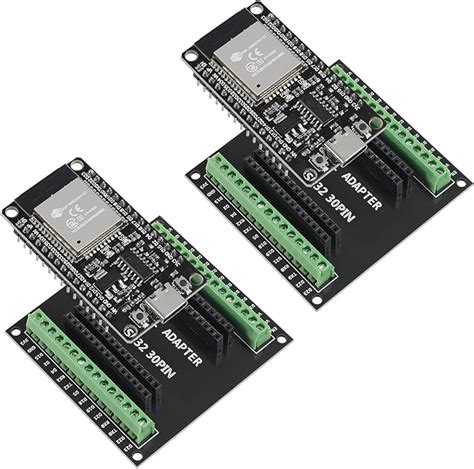 2 Juegos De Placa De Desarrollo ESP WROOM 32 ESP32 ESP 32S CP2102 WiFi