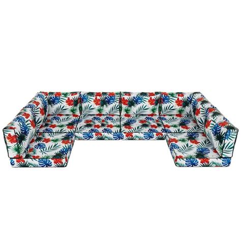 Teinie Outdoor Replacement Cushions 14 Piece Couch Cushions Patio Sofa