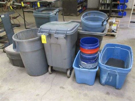 Assorted Trash Cans And Bins As Shown Rosen Systems