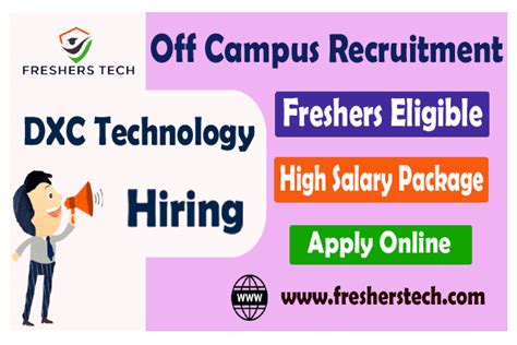 Dxc Technology Job Openings 2023 Freshers Hiring Associate Professional