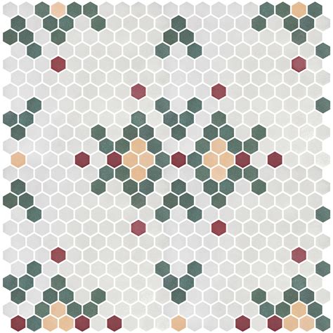 Hex Pattern 20 Glass Mosaic By Onix
