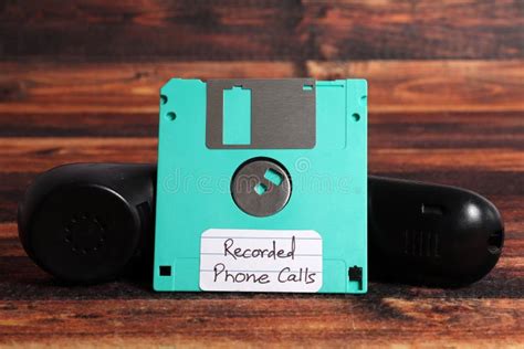 Recorded Phone Calls Stock Image Image Of Phone Floppy 134816019
