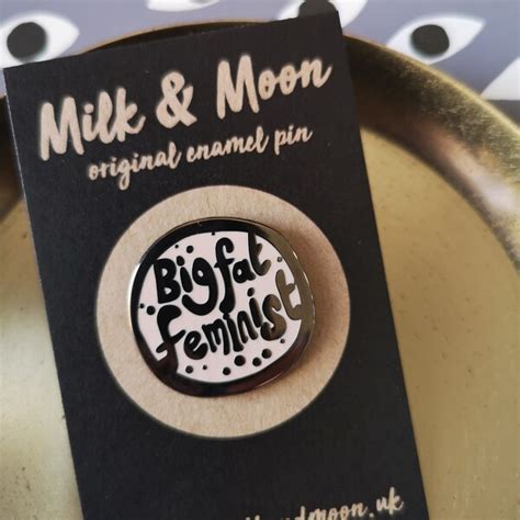 Feminist Enamel Pin Etsy