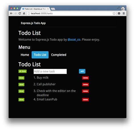 Todo App With Express Js Node Js And MongoDB