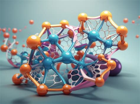 Premium Photo Blueprint Of Life Molecule Of Mrna 3d Illustration 3d