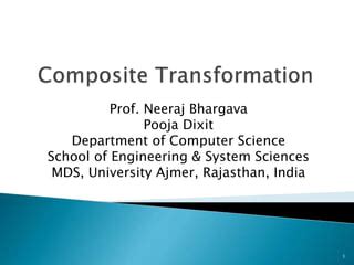 Composite Transformation PPTX