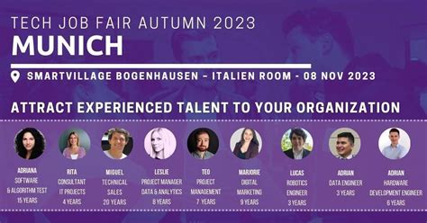 Techmeetups On Linkedin Munich Tech Marketing Sales Skilledprofessionals Techjobfair Munich
