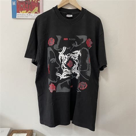 Band Tees × Made In Usa × Vintage Rare 1991 Red Hot Chili Peppers Blood