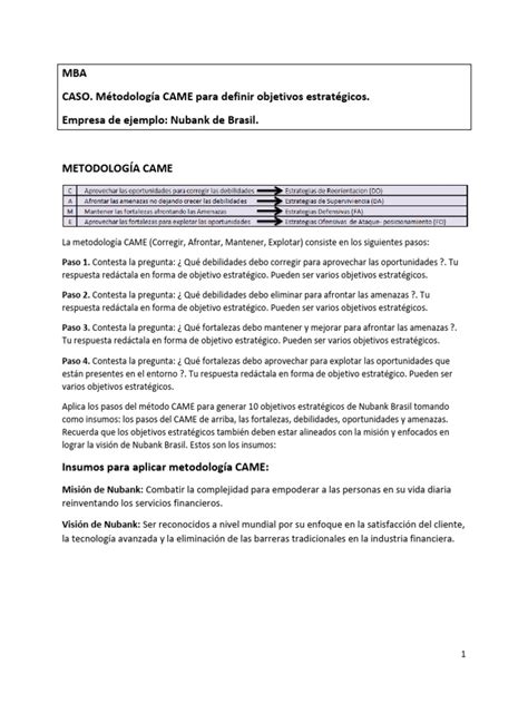 Caso Came Nubank Brasil Pdf Economias Business