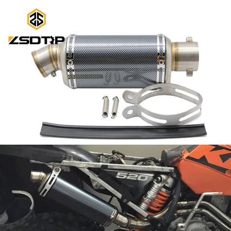 ZSDTRP Mm Motorcycle Akrapovic Yoshimura Exhaust Muffler Pipe With DB Killer Motocross ATV