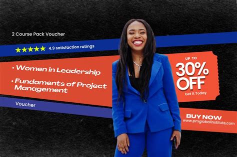 Earn 30 Off Project Management And Women In Leadership Courses Project Management Global