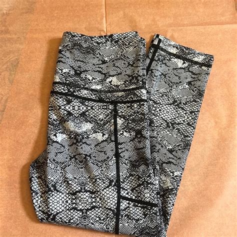 Zyia Pants And Jumpsuits Zyia Active Cobra Metallic Light N Tight
