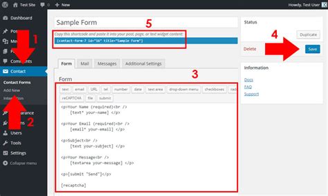 How To Add Wordpress Contact Form Probewise