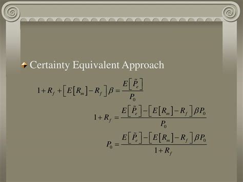 Ppt Capital Asset Pricing Model And The Arbitrage Pricing Theorem