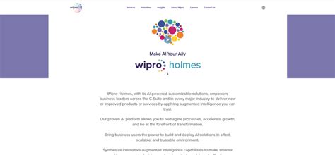 Wipro S HOLMES AI Platform Aipilot Io