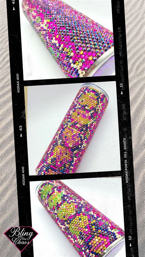 Python Pattern Jewel Colourway Bling On The Chaos