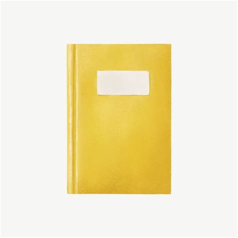 Yellow Book Education Illustration Psd Premium Psd Rawpixel
