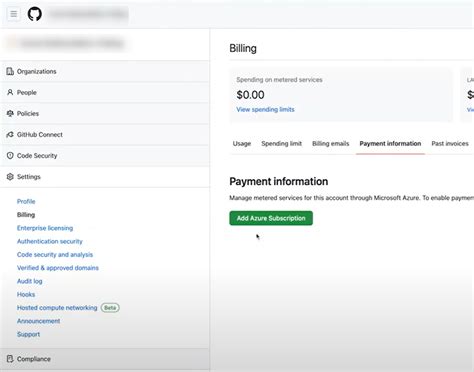 Github Enterprise Cloud Emu Initial Setup Azure Billing Configuration