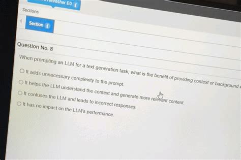 Sections Section T Question No 8 When StudyX