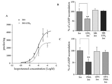 Effect Of Exogenous Ltd4 Or Pma Challenge On Isoproterenol Induced Camp Download Scientific