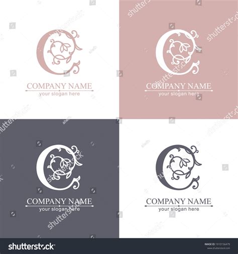 Premium Vector Logo Monnogram Lettering Delicate Stock Vector Royalty