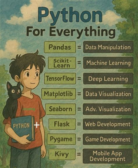 Python Pytorch Tensorflow Scikitlearn Pandas Numpy Matplotlib