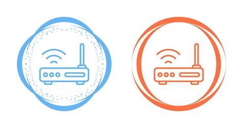 Wi Fi Router Vector Icon 40005824 Vector Art At Vecteezy