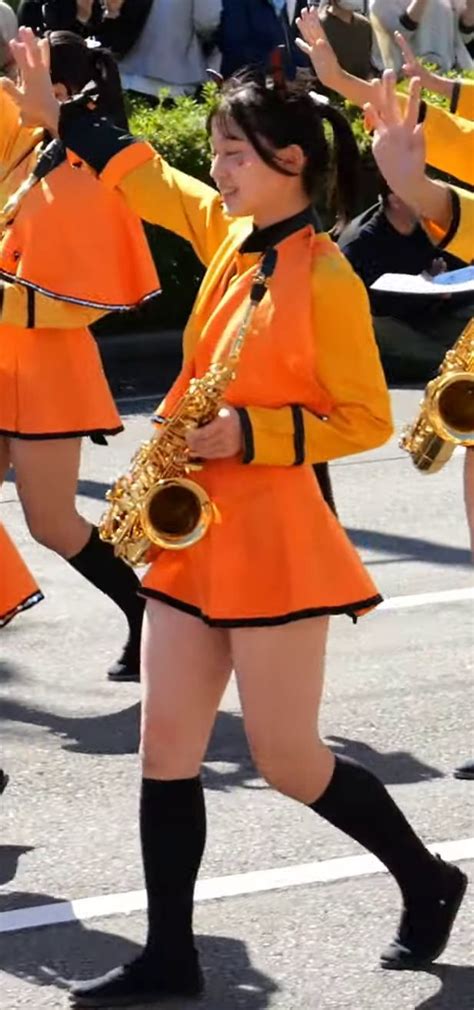 High School Band High School Seniors Asian Cheerleader Beppu