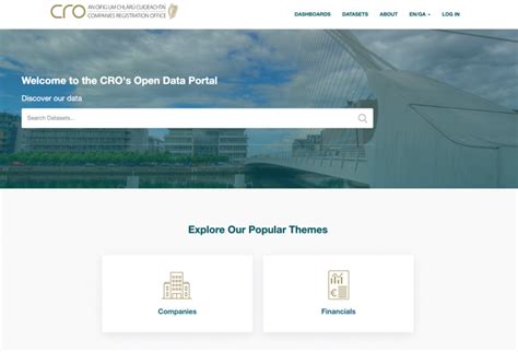 cro open data portal ie