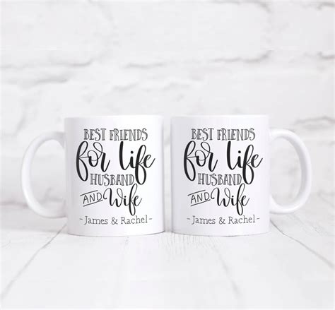 Personalised Husband And Wife Couples Mug Set By Hope And Halcyon