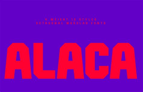 Alaca Typeface on Behance