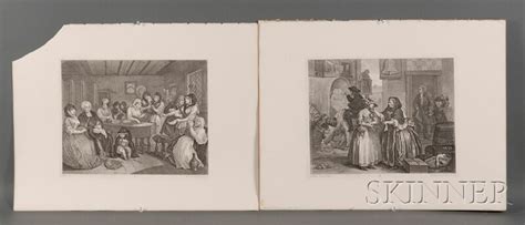 A Harlots Progress Plates 1 6 From The Works Of William Hogarth Von
