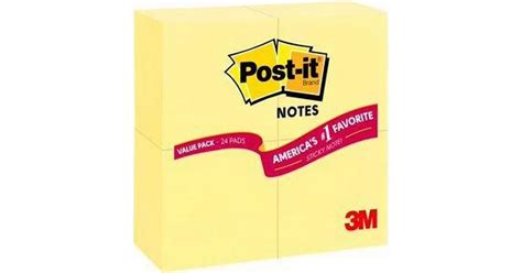3M Post It Original Sticky Notes Cabinet Pack Canary Yellow Price