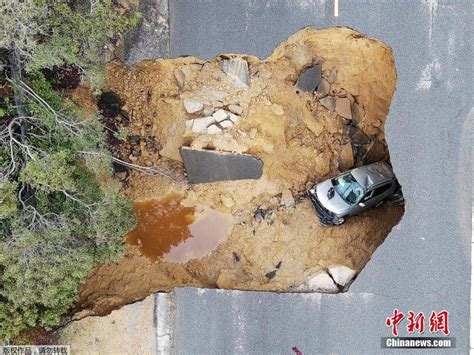 美国加州冬季风暴持续 暴雨引发洪水淹没街道 搜狐大视野 搜狐新闻