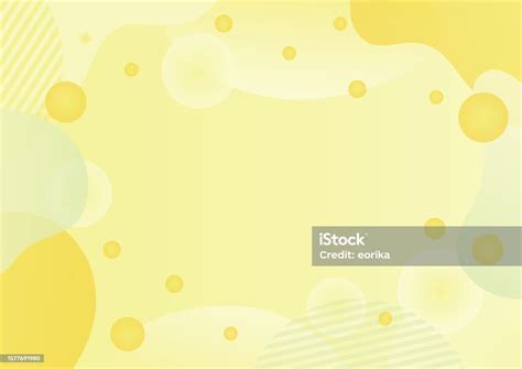 Yellow Gradient Geometric Shape Background Stock Illustration