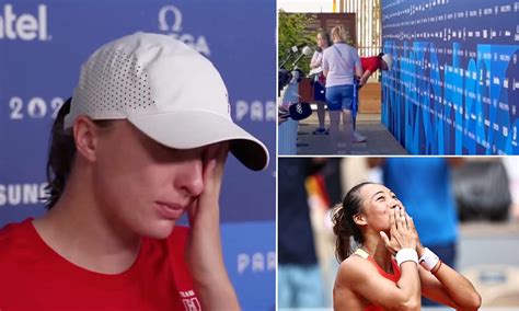 Iga Swiatek Breaks Into Tears During An Interview For Polish Tv At The