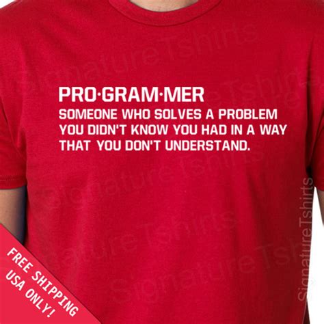 Programmer Mens Womens T Shirt Geek T Father Dad Husband Etsy