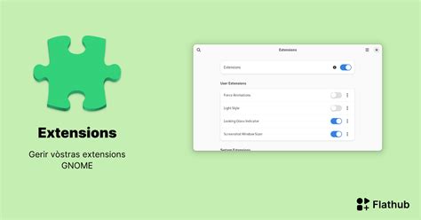 Installar Extensions Sus Linux Flathub