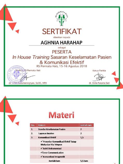 Sertifikat Iht Skp Pdf Pdf